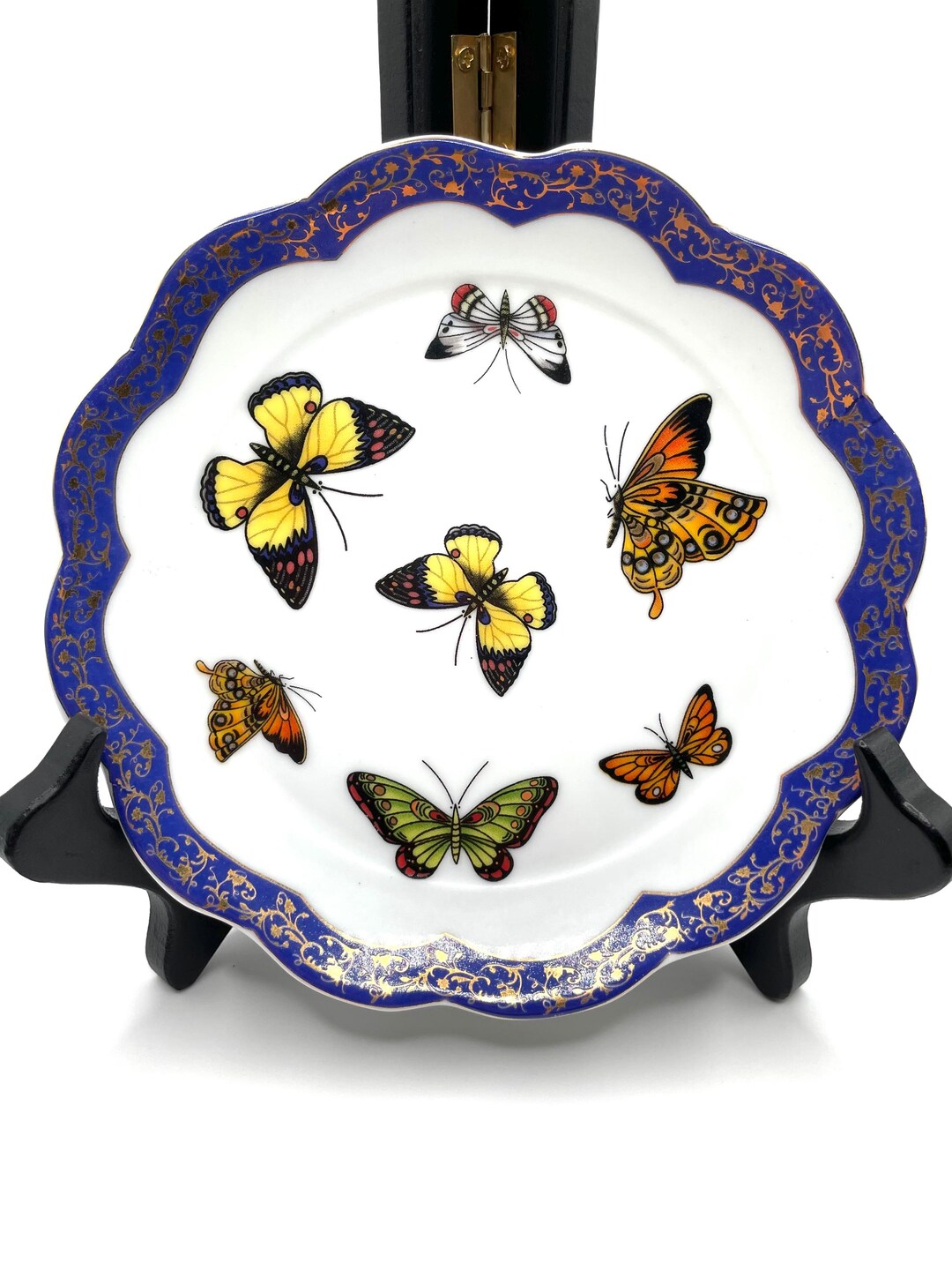 Vintage Collectible Plate Baum Bros Butterflies Formalities 1970's - Etsy