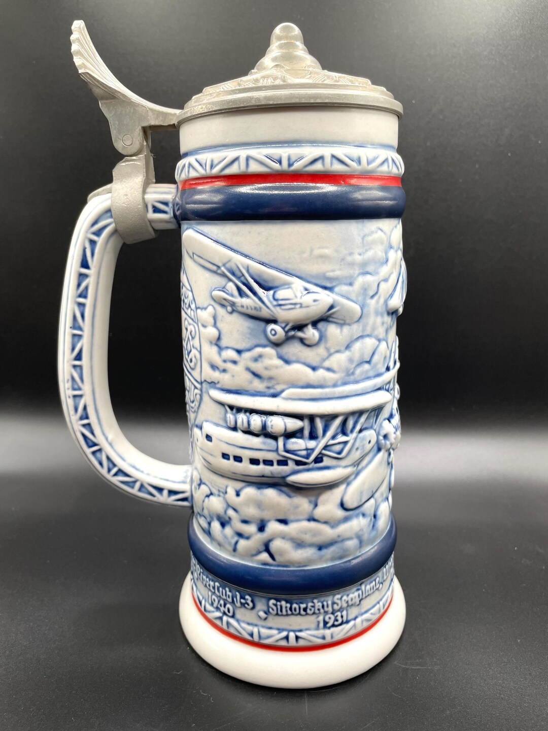 Vintage Avon Collectible Beer Stein 1981 Flying Classics Handcrafted in ...