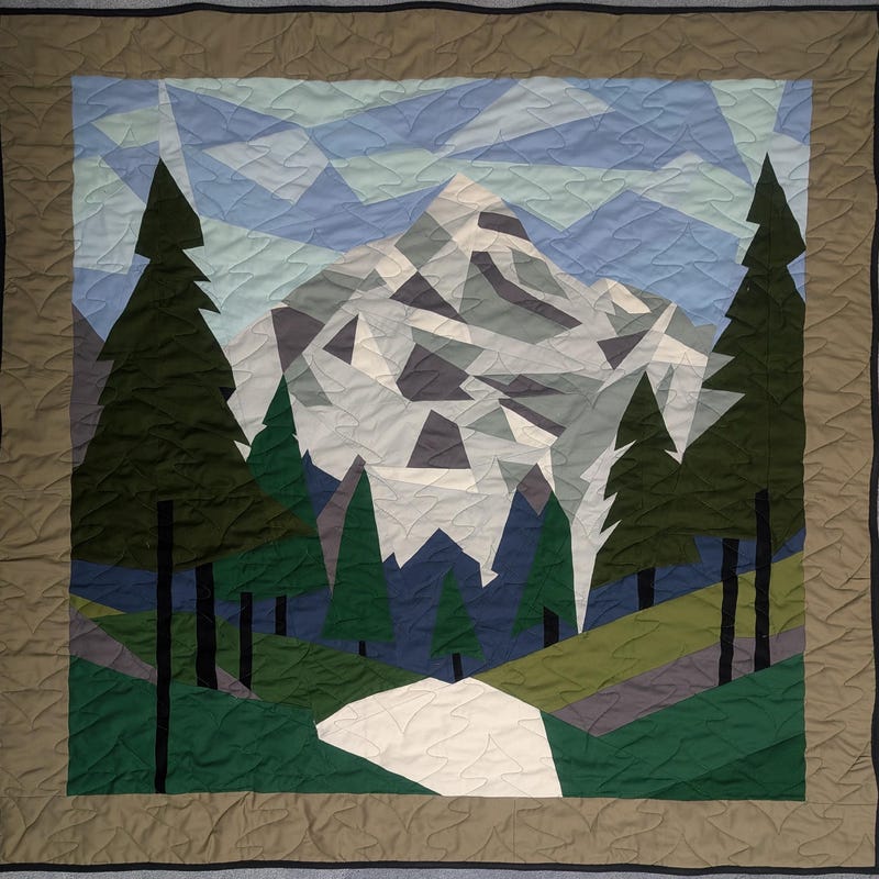 Mountain Quilt Pattern - Etsy