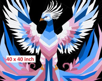 Mountain Hike FPP Quilt Pattern, 40in Quilt, Phoenix Quilt Pattern, FPP ...