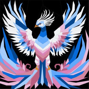 Becoming FPP Quilt Pattern, 60in Quilt, Phoenix Quilt Pattern, FPP ...