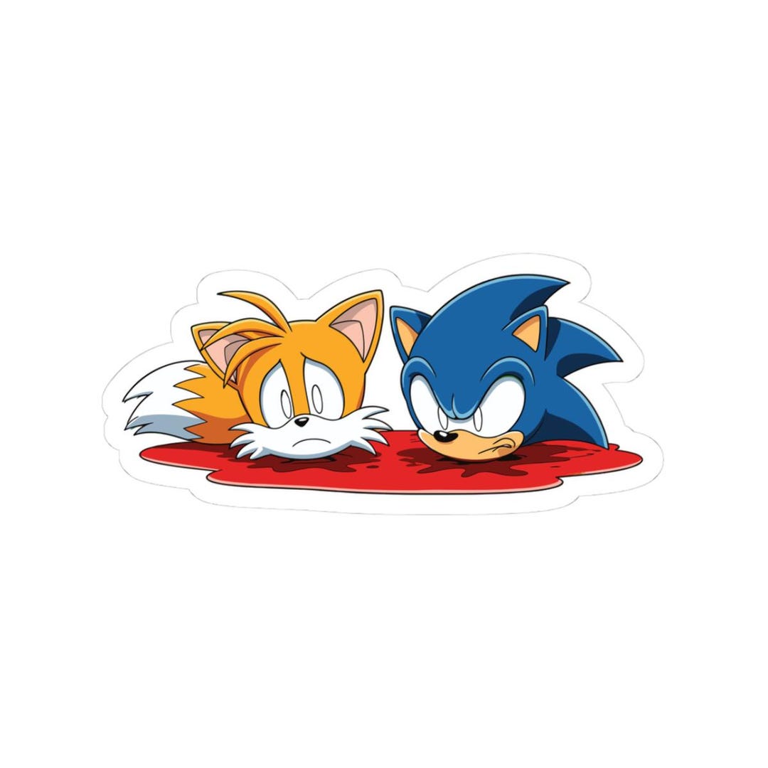 DECAPITATED SONIC & TAILS Sticker Kiss-cut Vinyl Sticker for Laptop ...