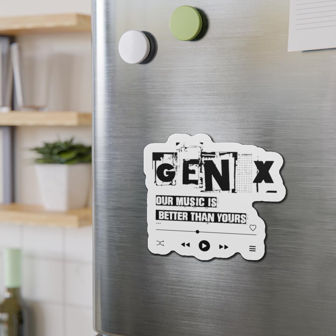 Gen X Music Magnet, 80s 90s Nostalgia, Refrigerator Decor - Etsy