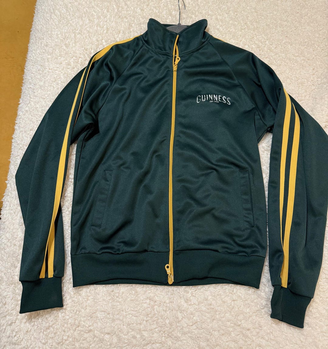 Vintage Guinness Beer Green Track Jacket Unisex Medium - Etsy
