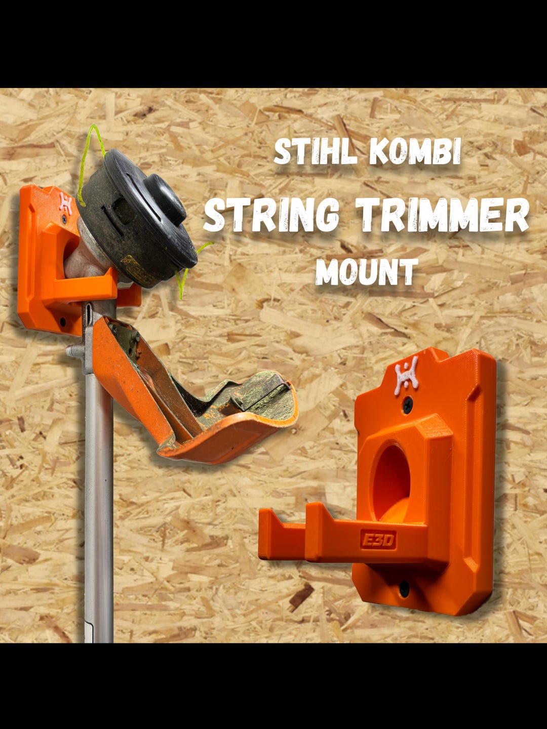 STIHL Kombi String Trimmer Attachment Compatible Wall Mount Hanger (for ...