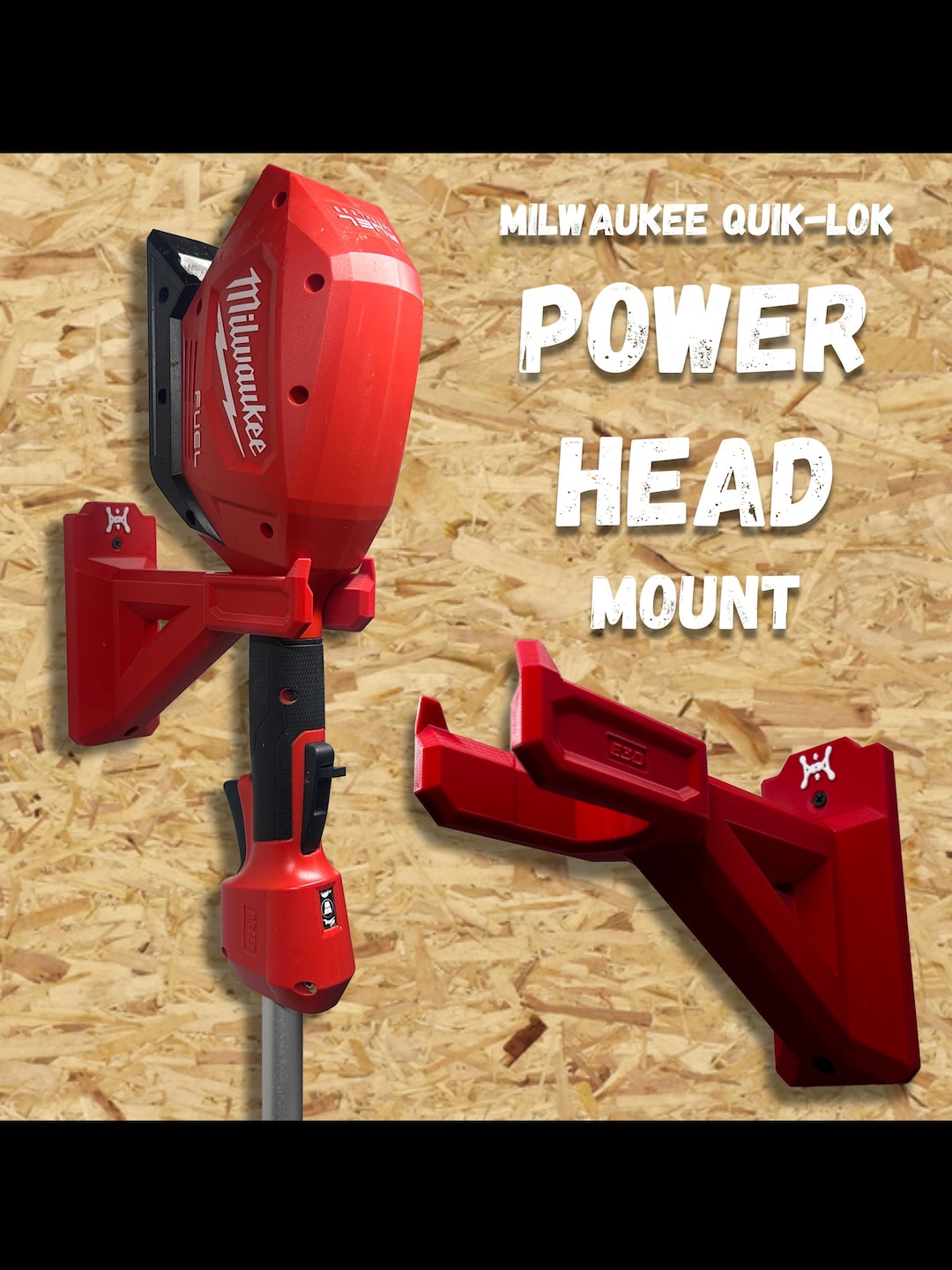 Milwaukee M18 QUIK-LOK String Trimmer Wall Mount Hanger (3016-20) - Etsy