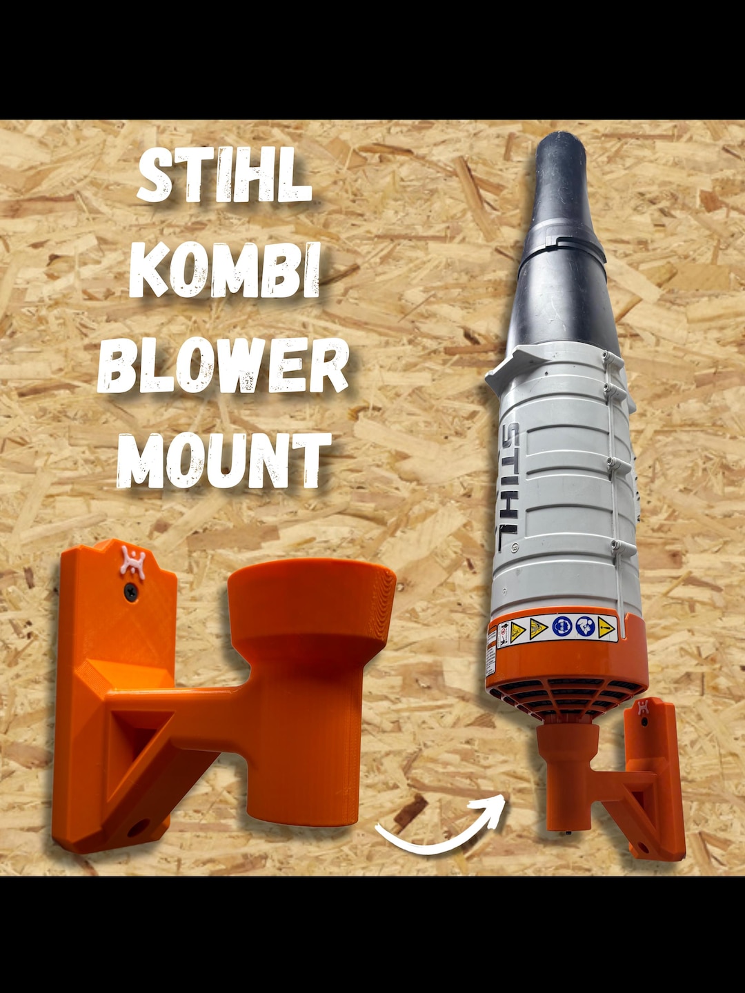 STIHL Kombi Blower Attachment BG-KM Wall Mount Storage - Etsy