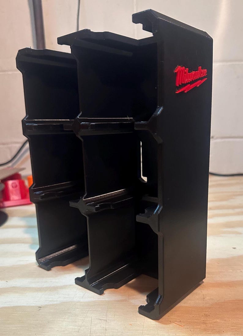 Milwaukee M18 8-bay Battery Rack Wall Mount - Etsy