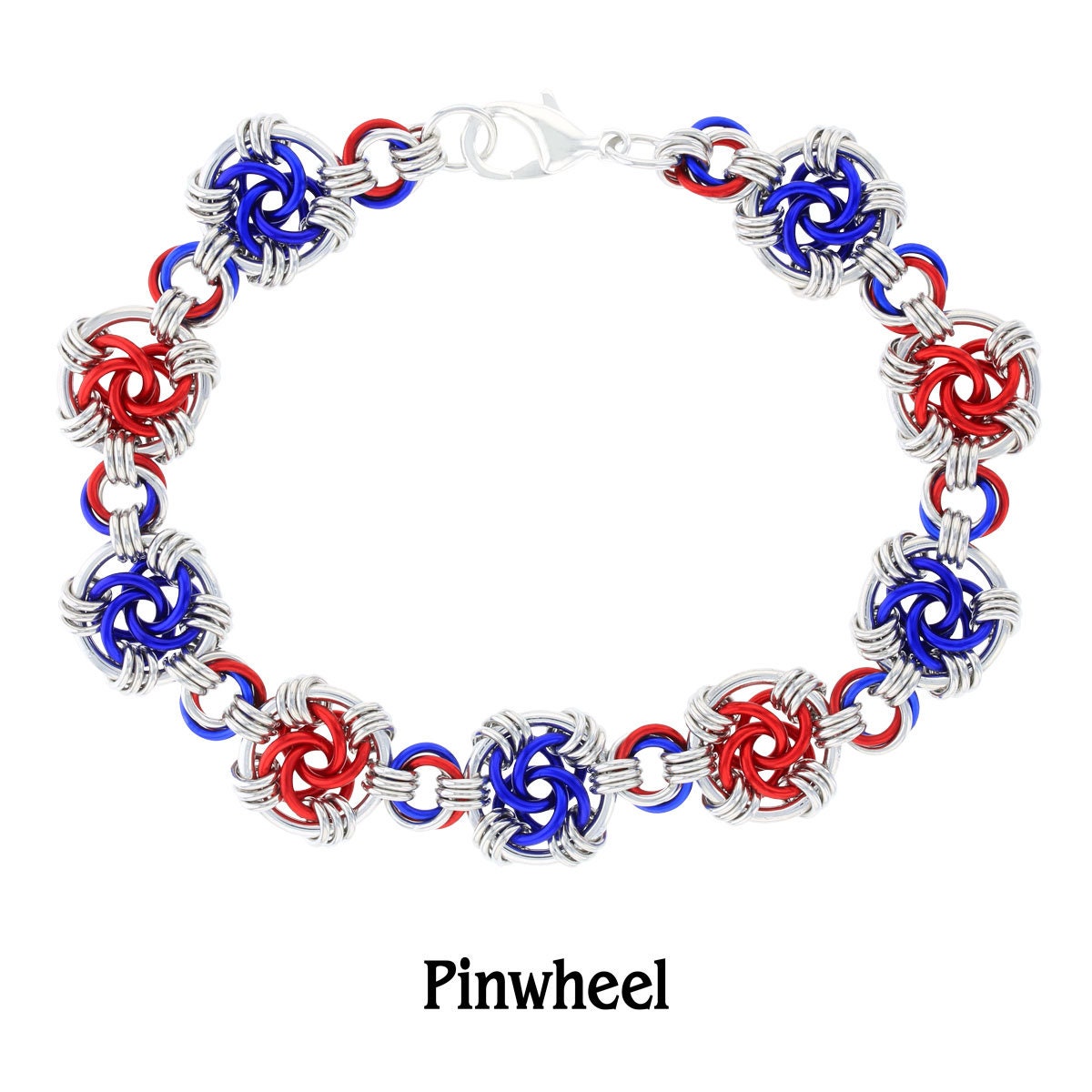 Swirls Chain Maille Bracelet Kit - Design by Tanya Hlabse - Etsy