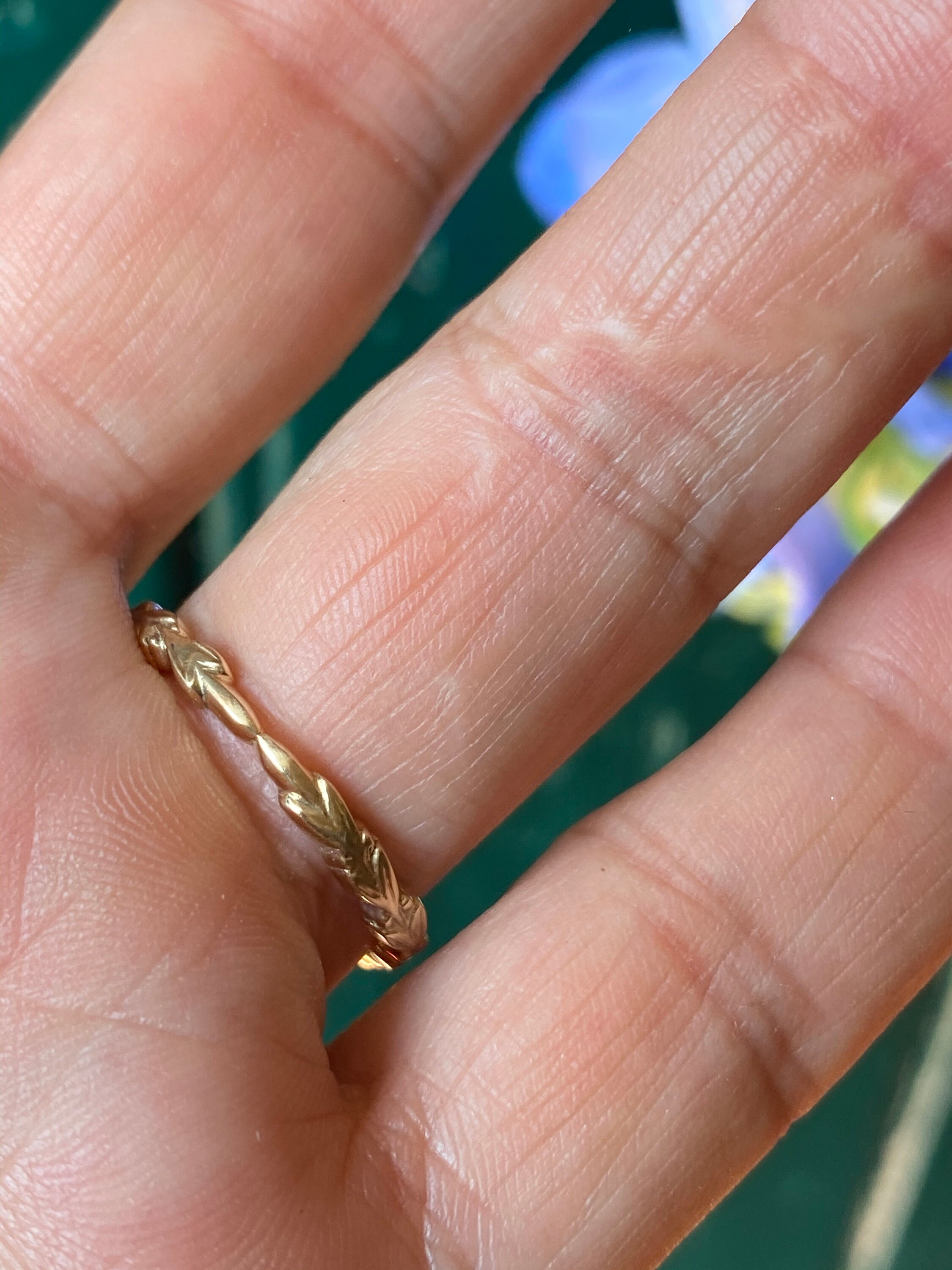 Solid Gold Tudor Rose Botanical Ring | Etsy