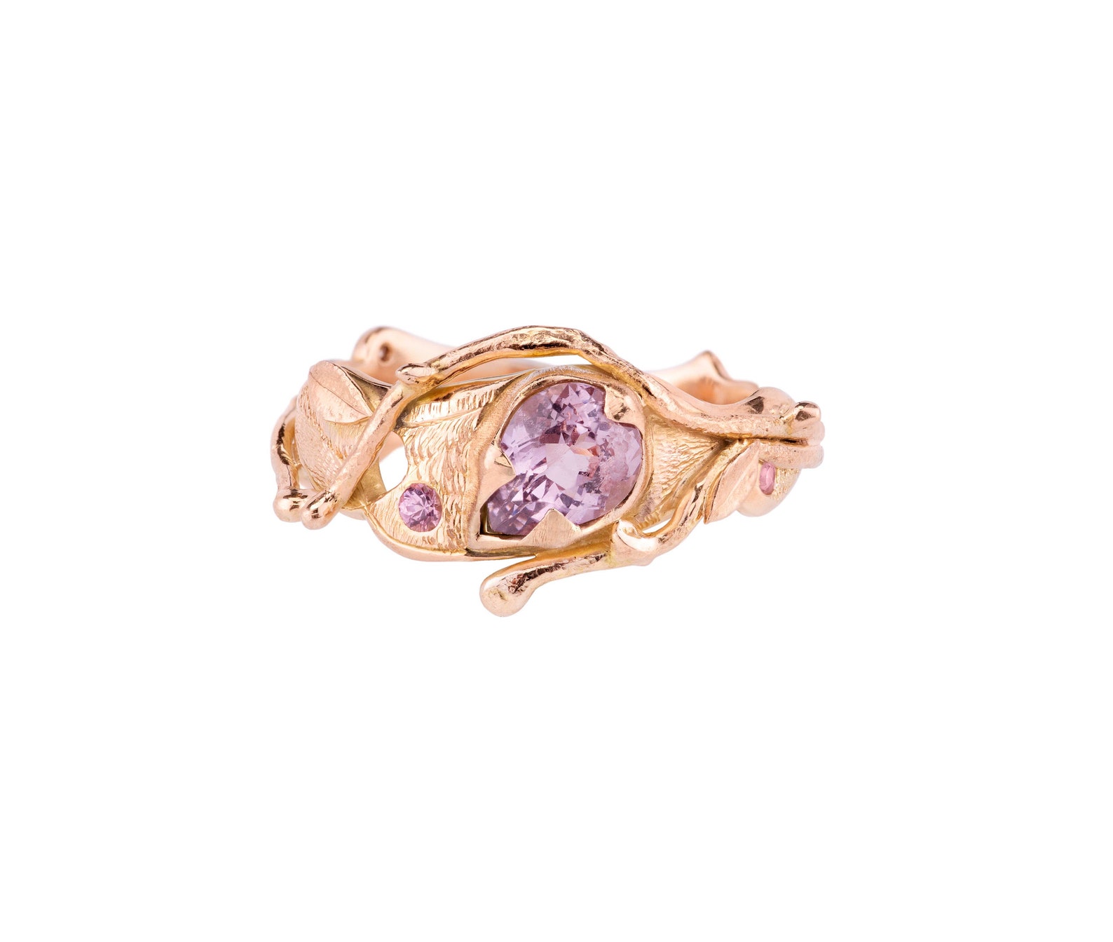 Fairytale Twig Ring Rose Bramble and Thorns Ring Sleeping - Etsy