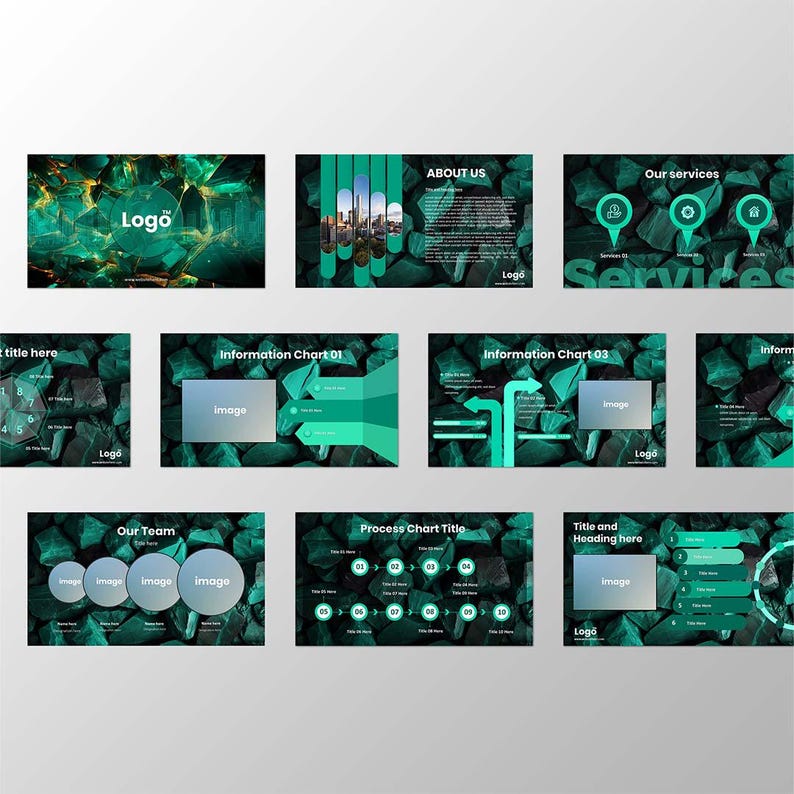 Modern Powerpoint Presentation Template, Marketing Animated ...