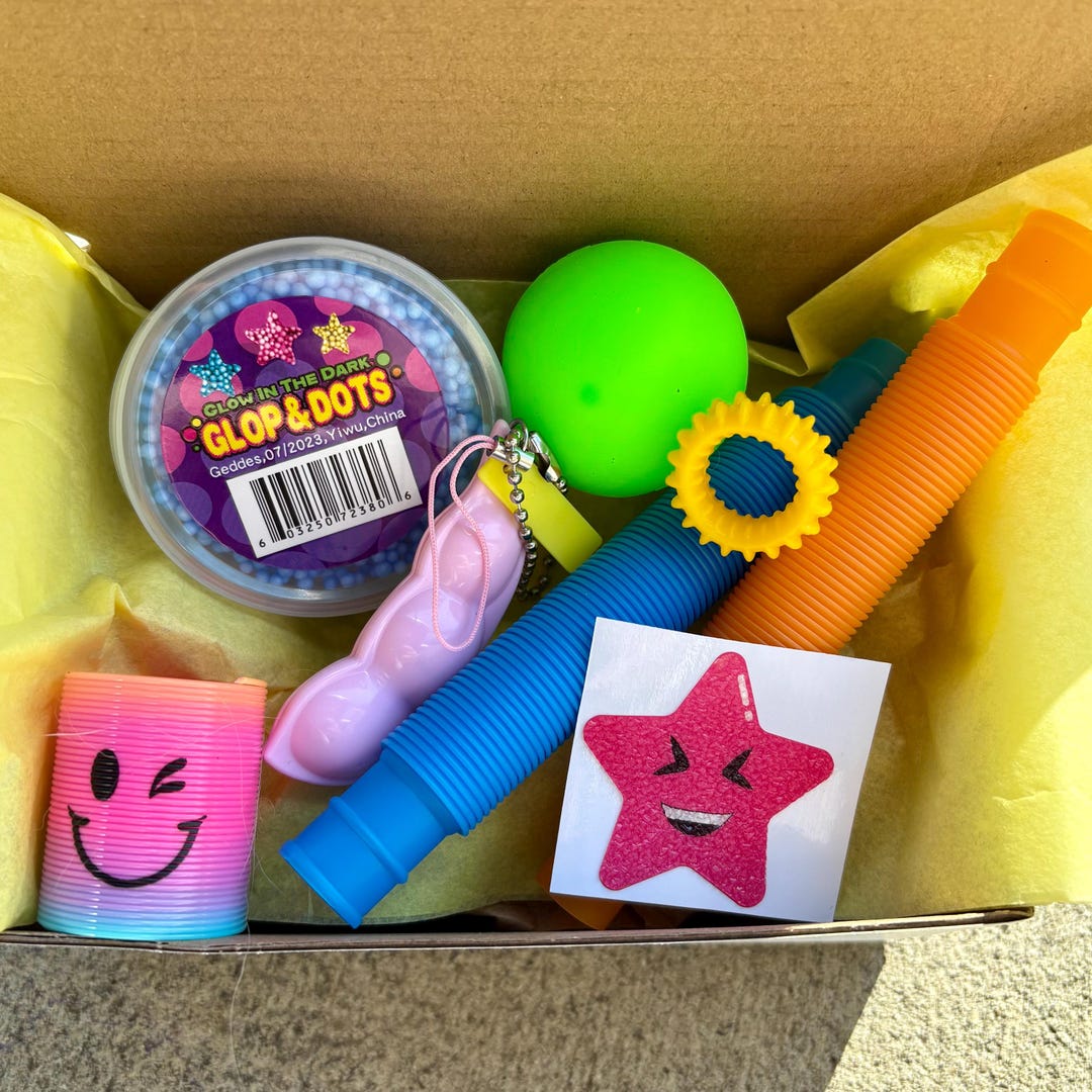Fidgetfun Toy Box: Colorful Calm - Etsy