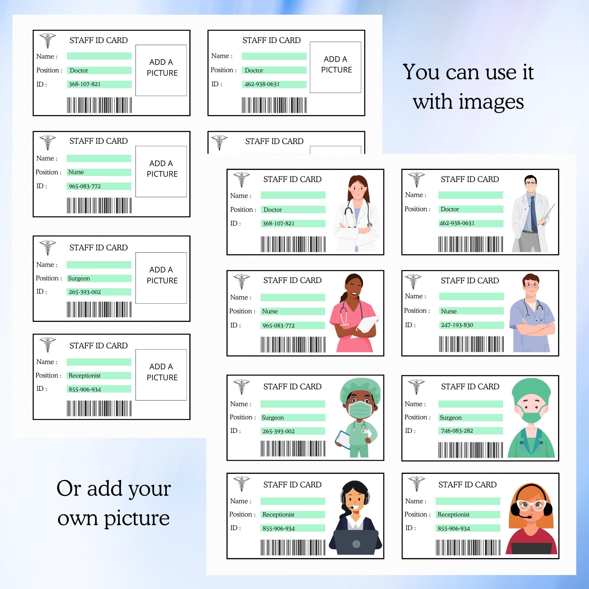 Doctor Pretend Play Printable, Doctor Office Dramatic Play, Digital ...