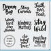 Hand-drawn Quote SVG Bundle: Inspirational Typography (digital Download ...