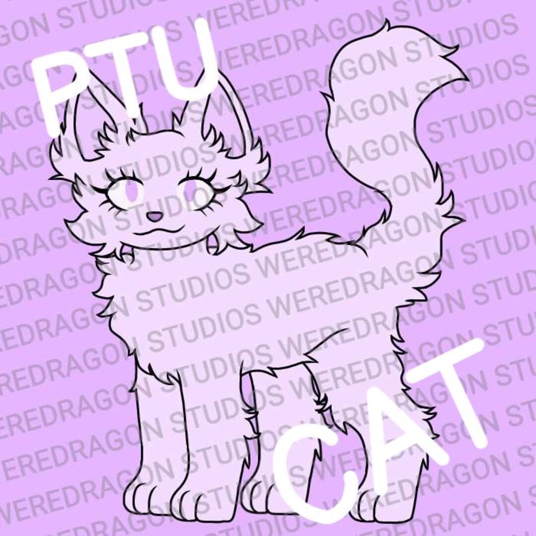 Feral Cat Furry Art Base - Etsy