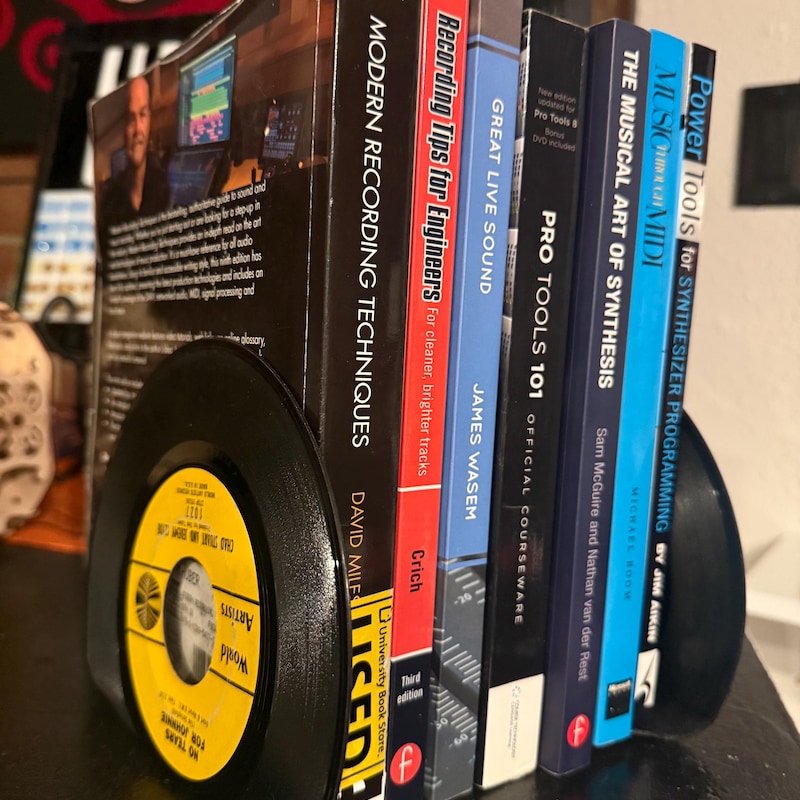 Vinyl Bookends - Etsy