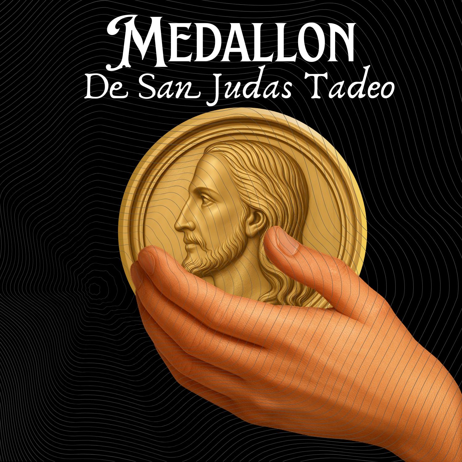 Saint Jude Thaddeus Medallion PNG Transparent Background for ...