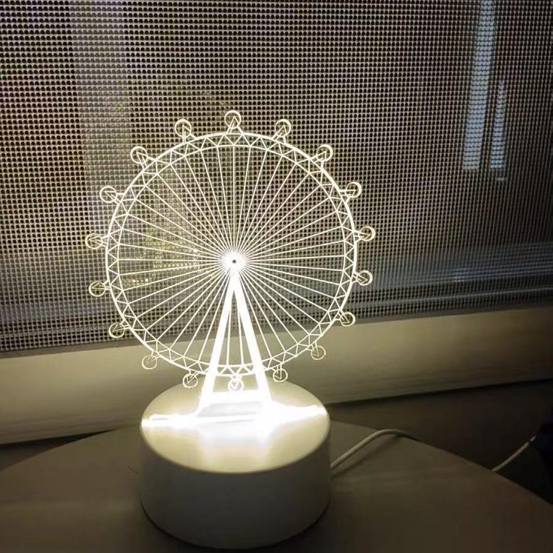 Circus Personalized Ferris Wheel Night Light, Ferris Wheel Gift for ...
