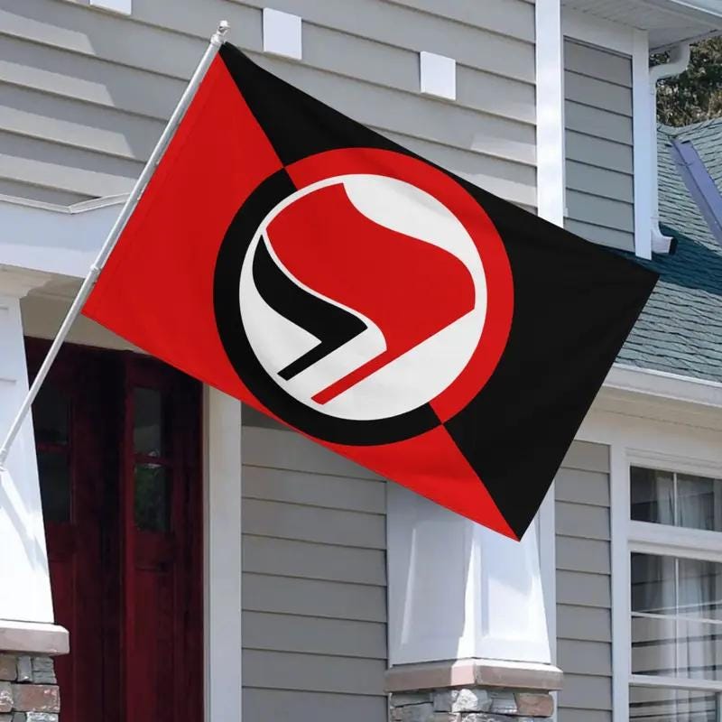 Antifa Flag - Etsy