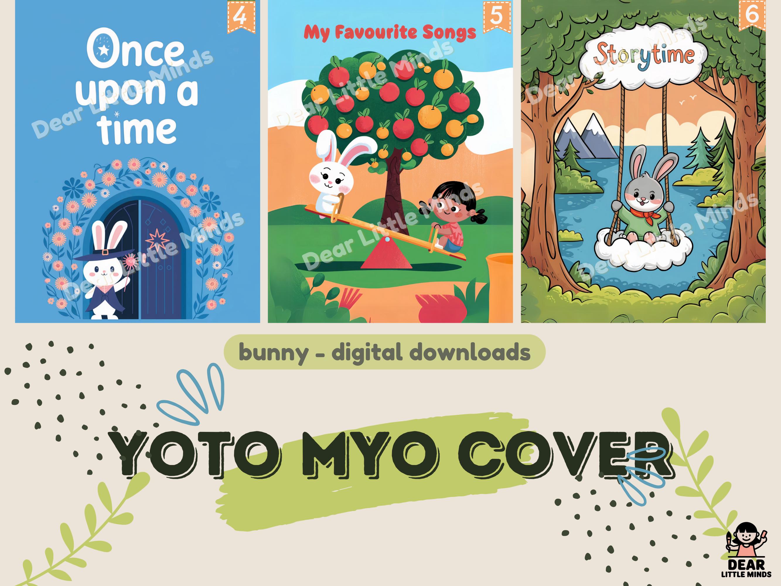 12 X Yoto MYO Card Printable Cover Label - Bunny and Unicorn Designs ...