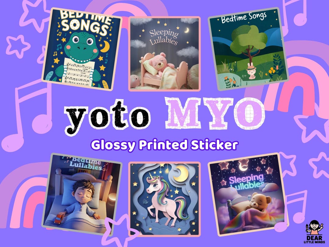 Yoto Cards MYO Printed Glossy Sticker and Labels - Bedtime Story and ...