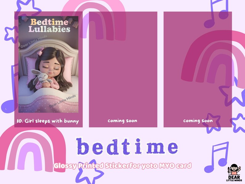 Yoto Cards MYO Printed Glossy Sticker and Labels - Bedtime Story and ...