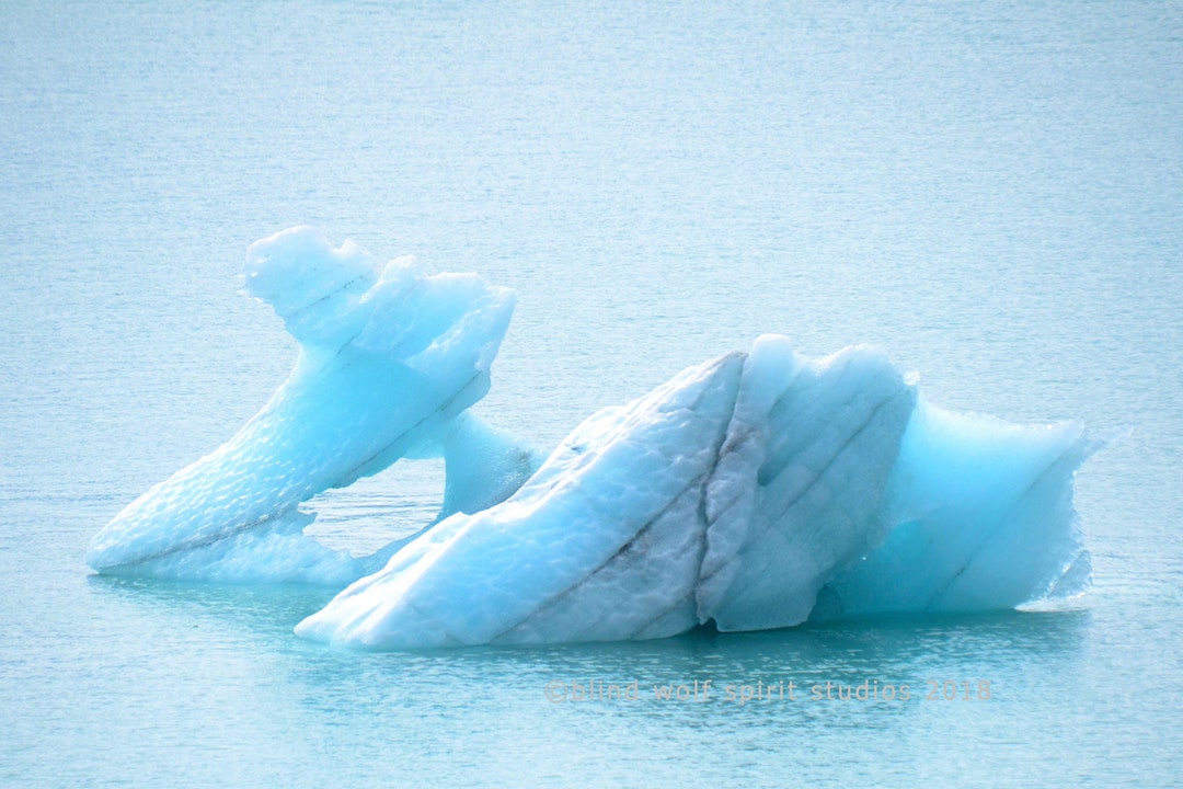 Blue Glacier Ice, Glacier Bay, Alaska, Landscape Fine Art Photo (no ...