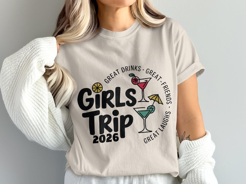 Girls Trip 2026 SVG PNG | Girls Weekend Summer Vacation Design ...