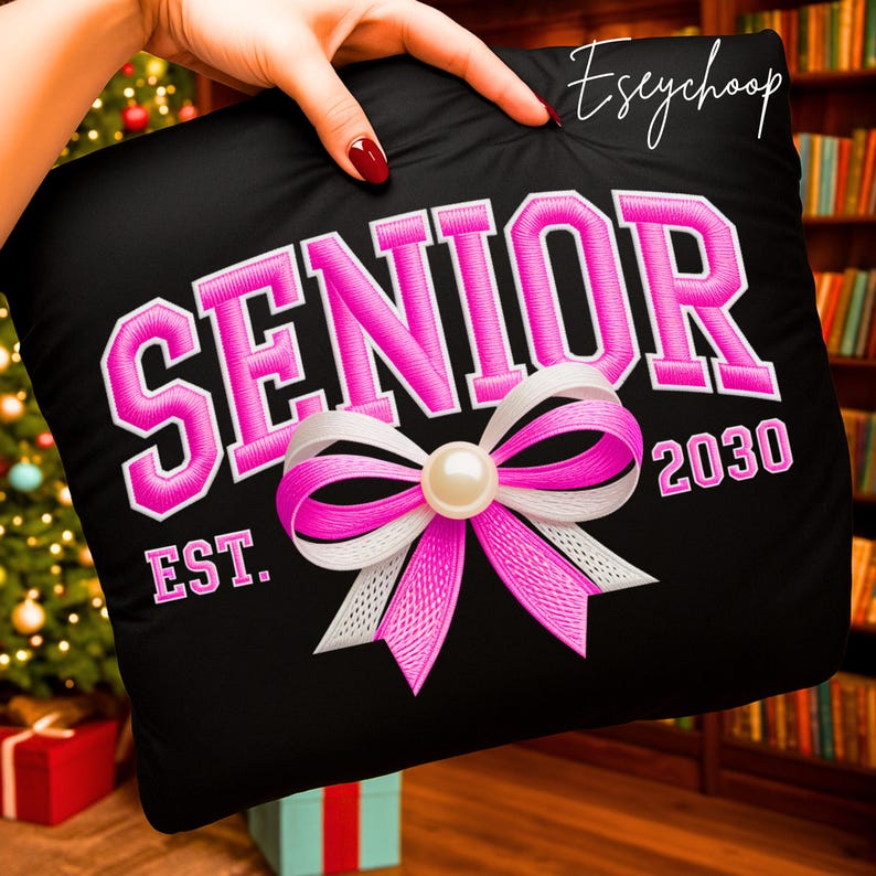 Coquette Senior 2030 PNG | Pink Bow Senior Class of 2030 Shirt Design ...