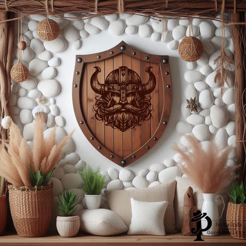 Viking Head SVG, Engraving File for Laser Machines, Clipart for Cricut ...