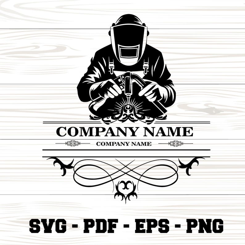 Welder Service Logo Design SVG –engraving File for Laser Machines ...