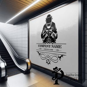 Welder Service Logo Design SVG –engraving File for Laser Machines ...
