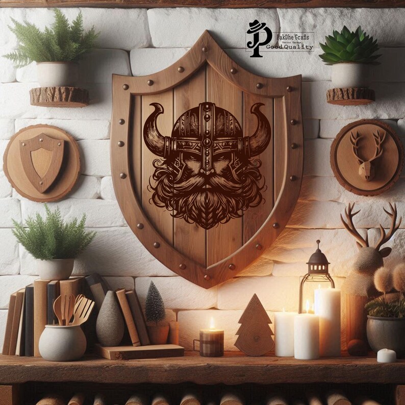 Viking Head SVG, Engraving File for Laser Machines, Clipart for Cricut ...