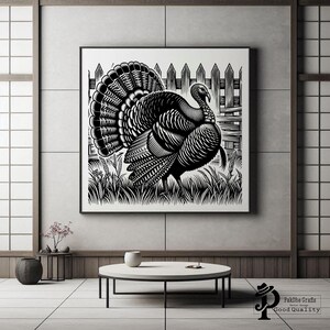 Turkey SVG, Engraving File for Laser Machines, Clipart for Cricut ...