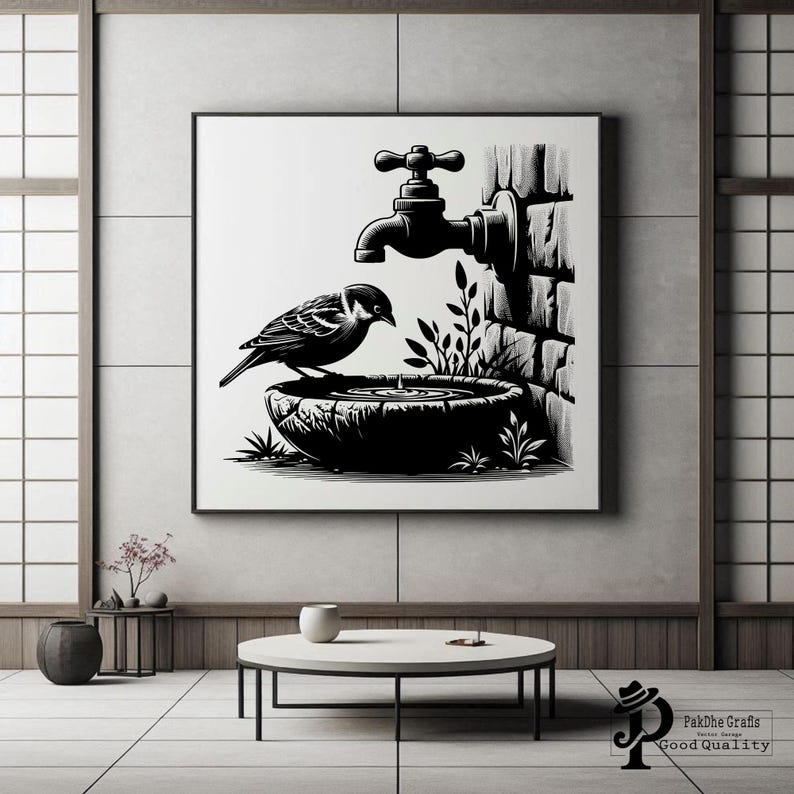 Sparrow SVG, Engraving File for Laser Machines, Clipart for Cricut ...