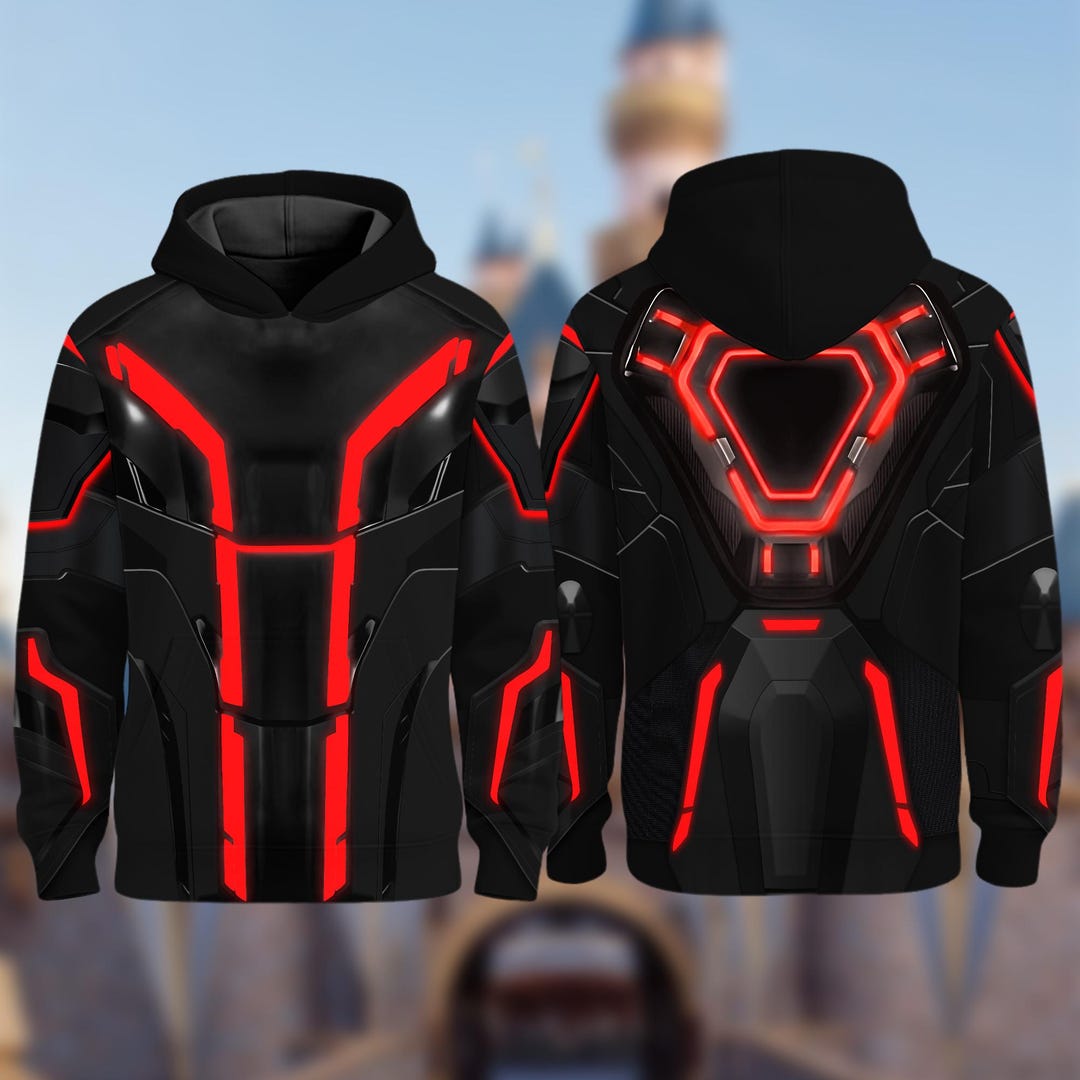 DN Tron: Ares Halloween Costume 3D Hoodie, Tron Cosplay Costume, Dnland ...
