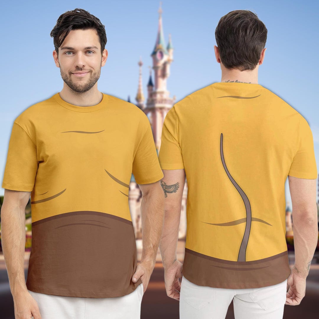 Gus Gus Costume 3D Shirt, Shirt for Men, Cinderella Animal Kingdom T ...