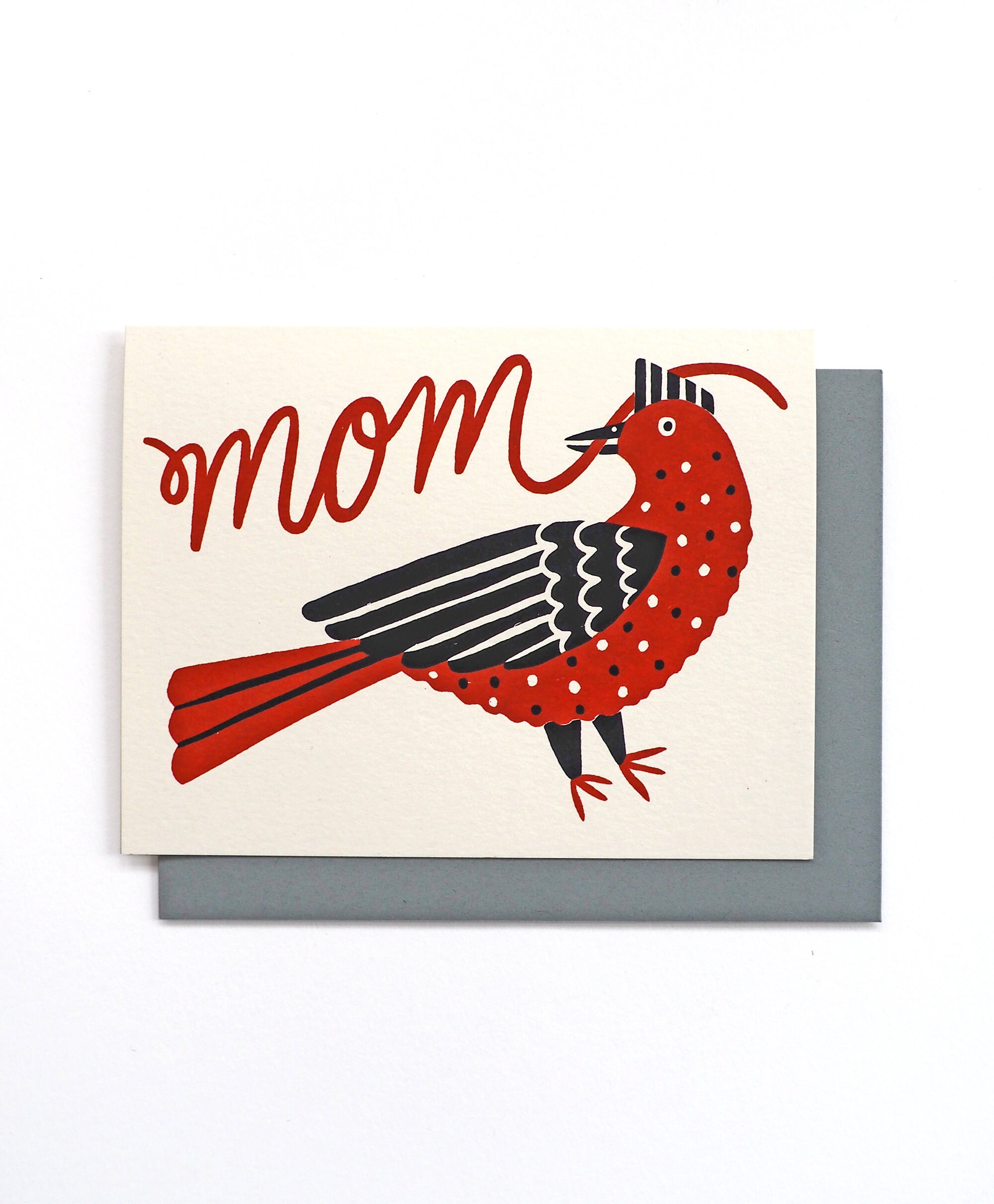 Mama Bird - Screen Printed Mother's Day Card - Etsy