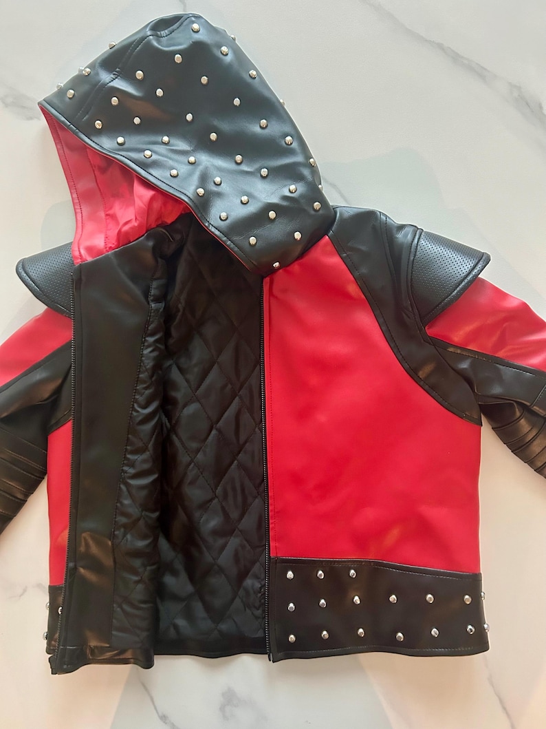 Descendants 4 the Rise of Red Jacket for Girls - Kylie Cantrall Leather ...