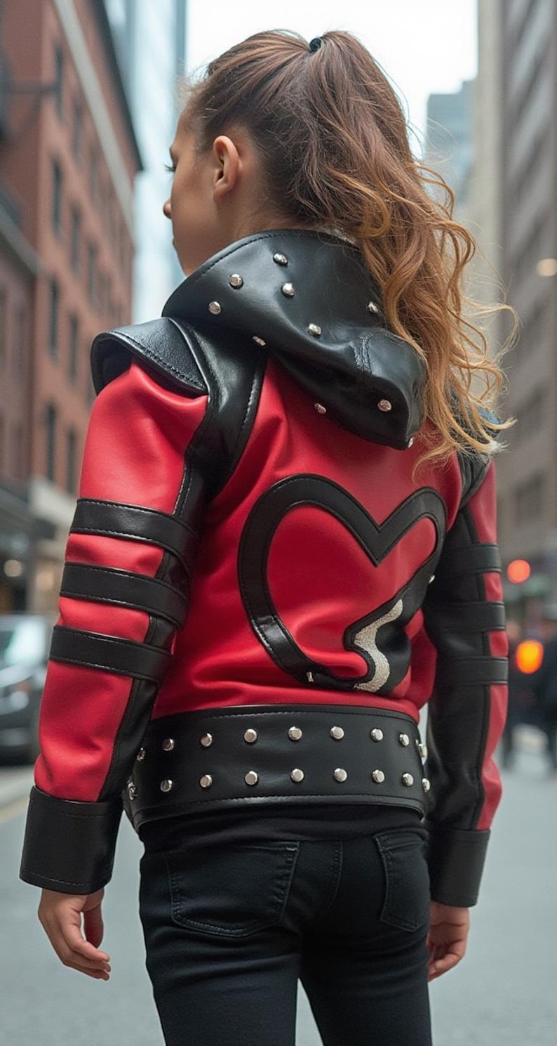 Descendants 4 the Rise of Red Jacket for Girls - Kylie Cantrall Leather ...