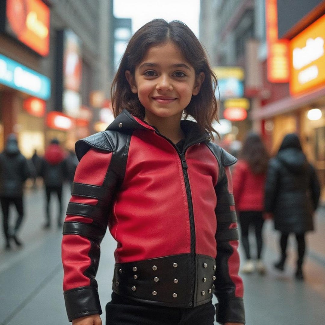 Descendants 4 the Rise of Red Jacket for Girls - Kylie Cantrall Leather ...