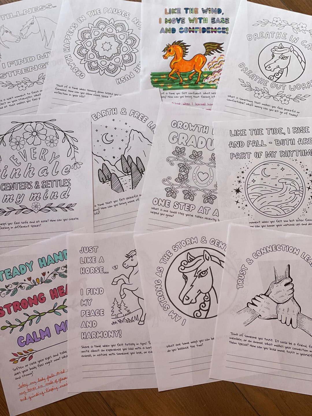 Mindfulness Journal Coloring Pages | SEL Journal Reflection Pages ...