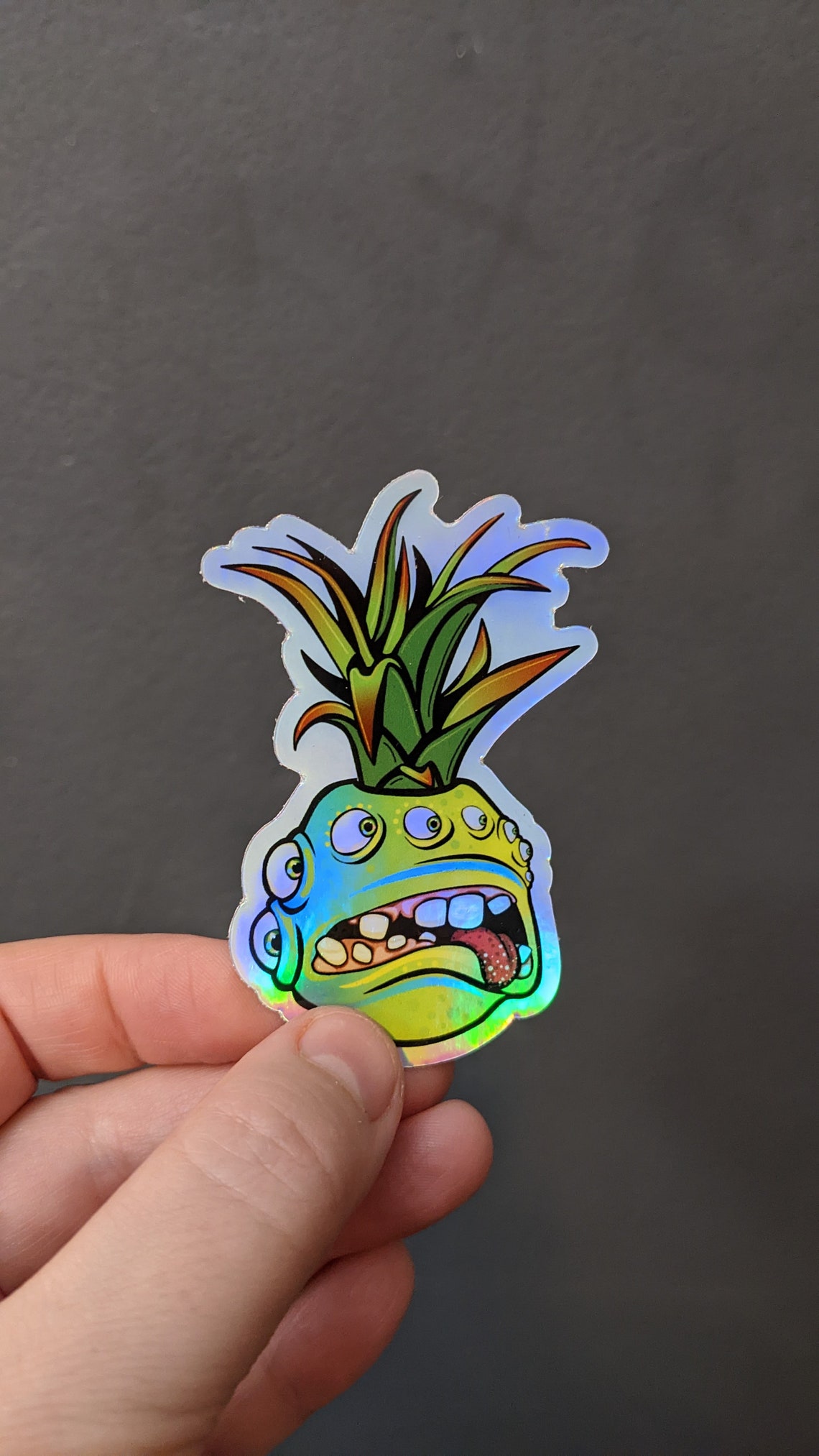 Holographic Sticker - "blurp!" Airybeast - Etsy