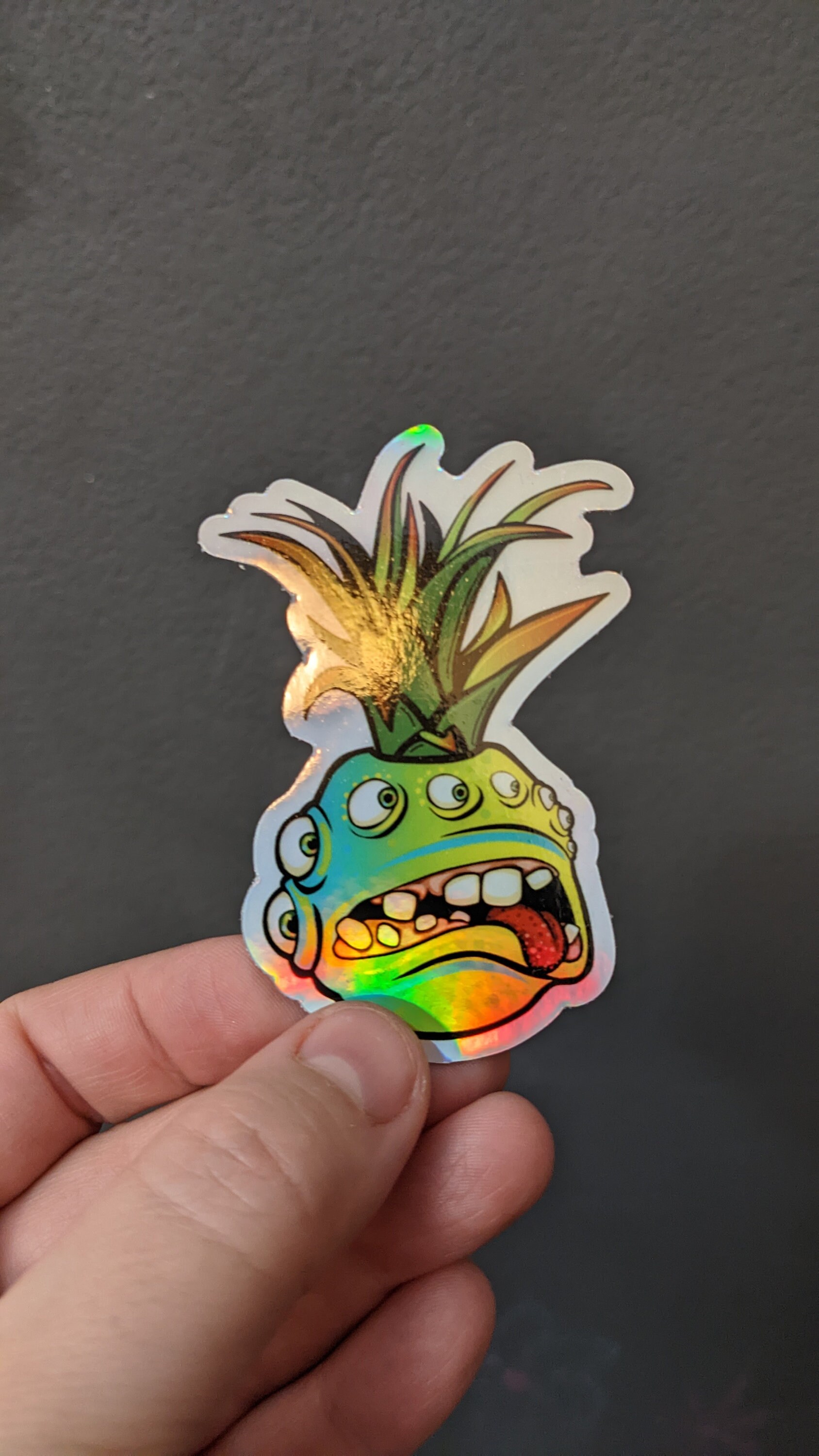 Holographic Sticker - "blurp!" Airybeast - Etsy