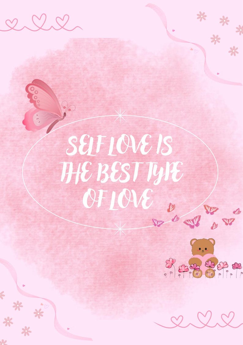 Cute Pink Affirmation Posters (wall Decorations) - Etsy