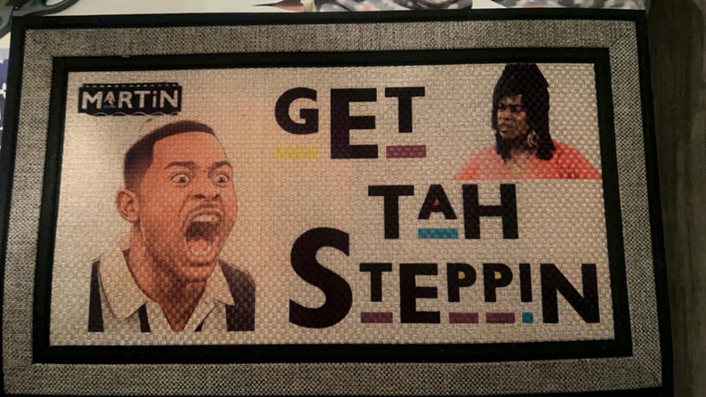 Get Tah Steppin Doormat - Etsy