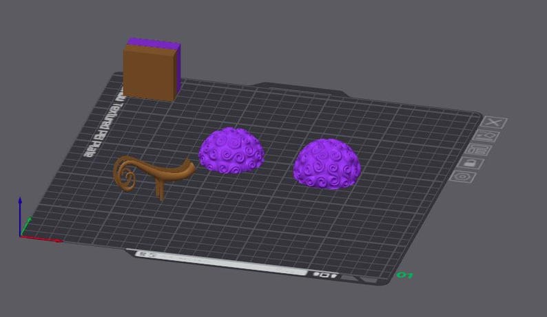 Gomu Gomu No Mi – 3D Printed Luffy’s Devil Fruit – Anime Collectible ...