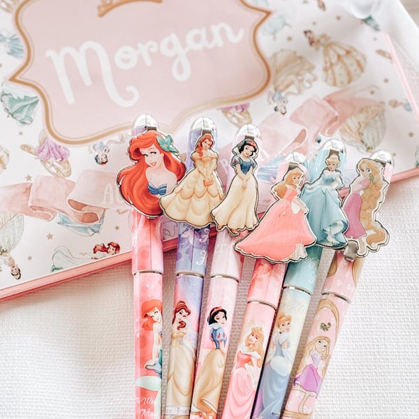 Disneys Princess Pens - Etsy