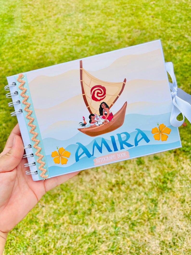 Moana Autograph Book - Etsy